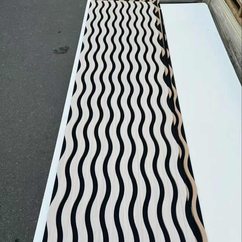 Decorative Acoustic Wall Panel Soundproof Interior Wooden Slat Wall ...
