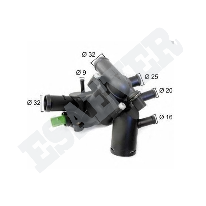 Esaever THERMOSTAT 032121111CE for VW| Alibaba.com