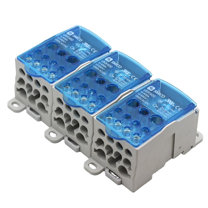 400A Ukk 1000v Single Distribution Blocks Din Rail Distribution Box ...