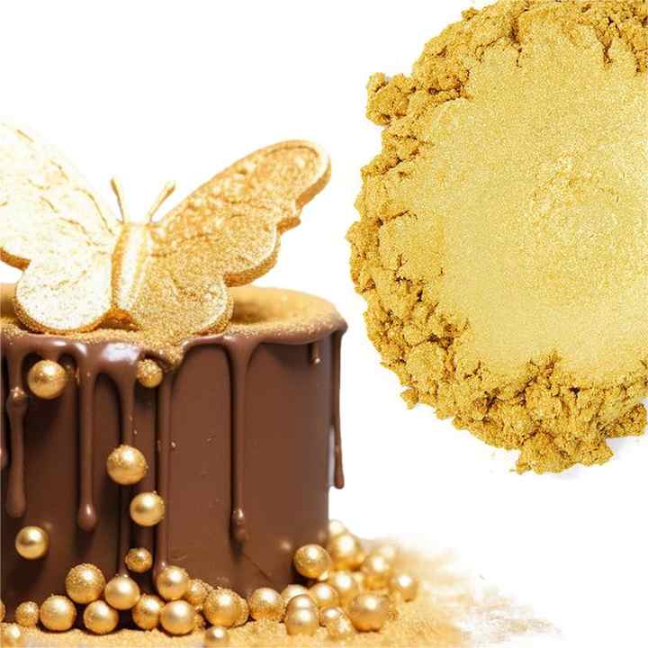 Edible Gold Luster Dust - Perfect for Cake Decor & Drinks