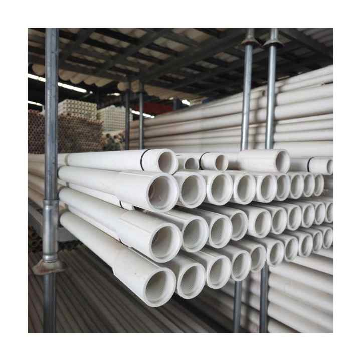 Wholesale White Upvc Double Thread Water Pipe DN 40MM Model 6mm ...