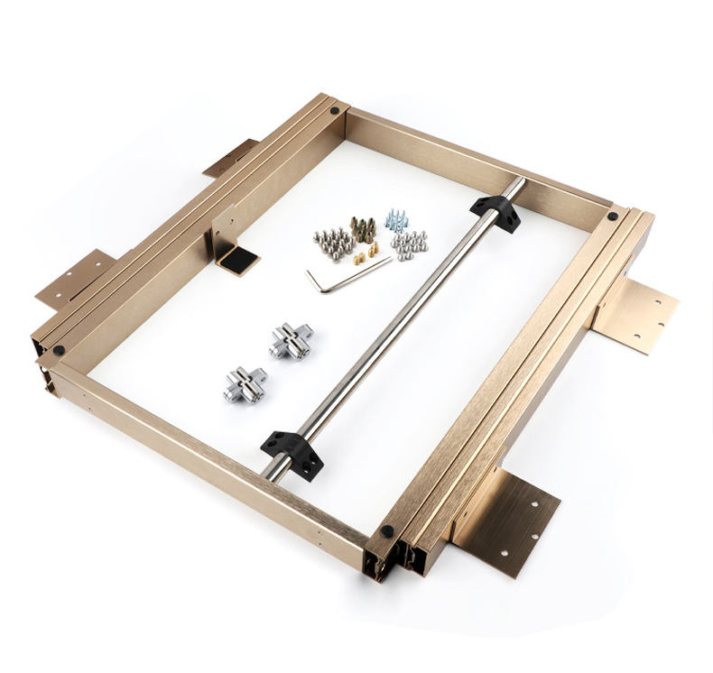 Extending Table Mechanism Aluminium Telescoping Table Slide Soft Close ...