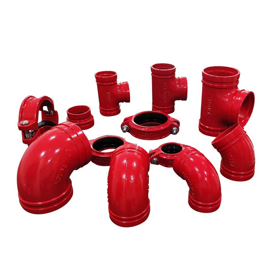 Schedule 40 Black Steel Fire-Fighting Pipe Fittings Painting Surface ...