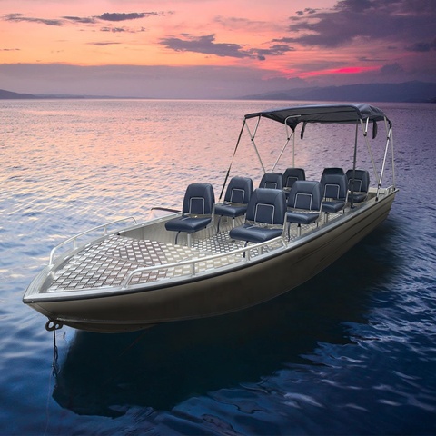 Ecocampor 10FT/11FT Small Aluminum Flat Bottom Lake Jon Boats for Sale ...