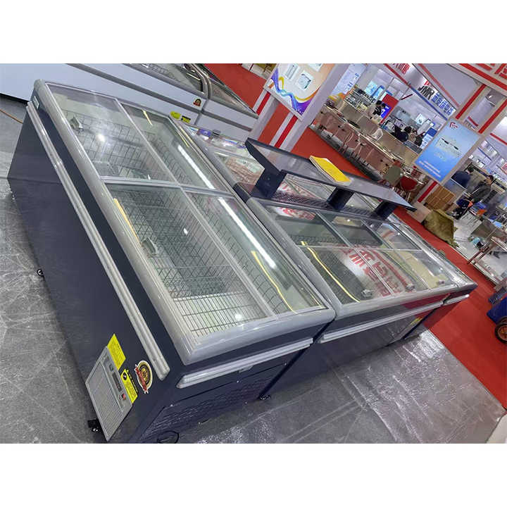 Commercial Supermarket Combination Island Freezer Large Deep Freeze ...