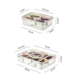 Superb Quality plastic food container with divider With Luring ...