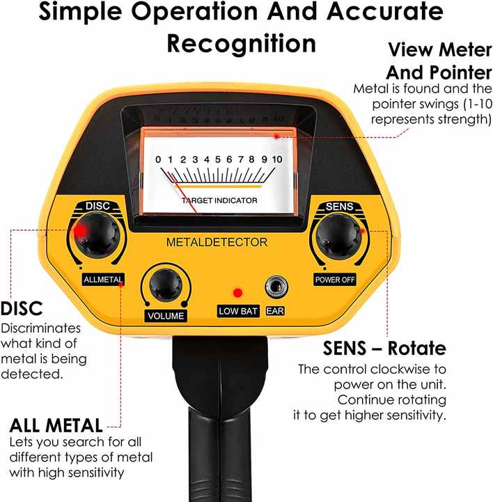 Tianxun Best Cheap Price Gold Metal Detector MD5090 Detector De Metales ...