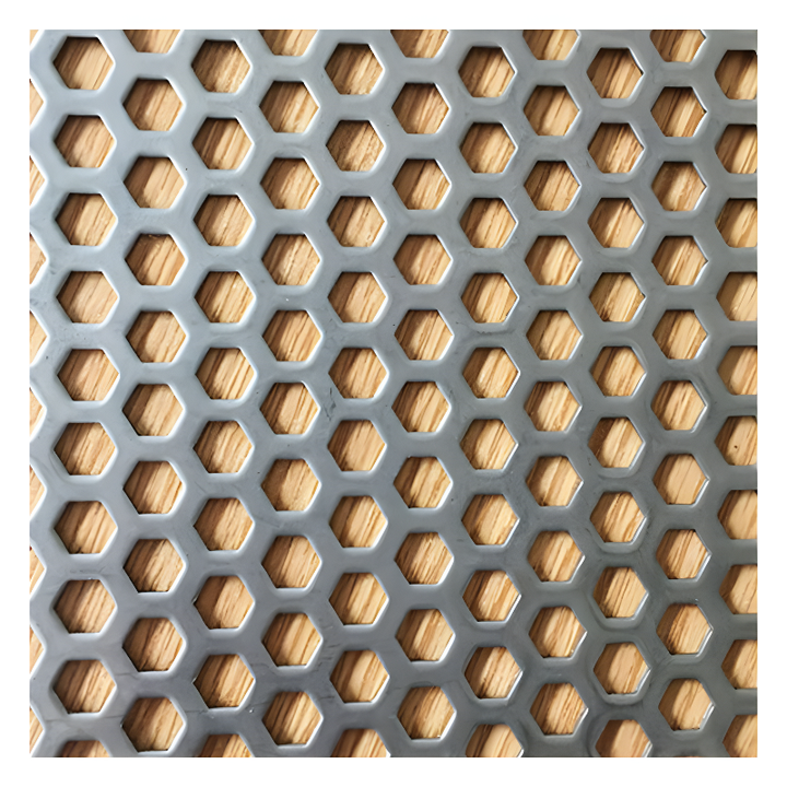 Curtain wall honeycomb perforated plate hexagonal perforated metal mesh ...