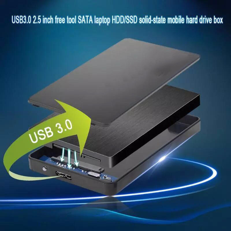 Laptop HDD Enclosure 2.5 Inch SATA HDD Enclosure Support Hot Plug USB 3.0 Plastic Case Products ...