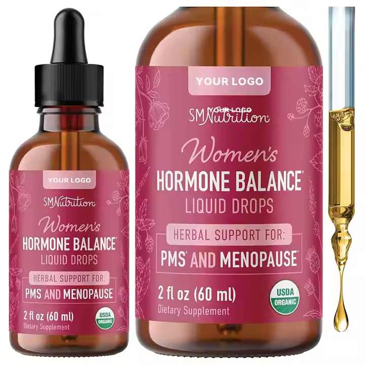 OEM Private Label PMS Menopause Extract Drops Women's Menstrual Pain ...
