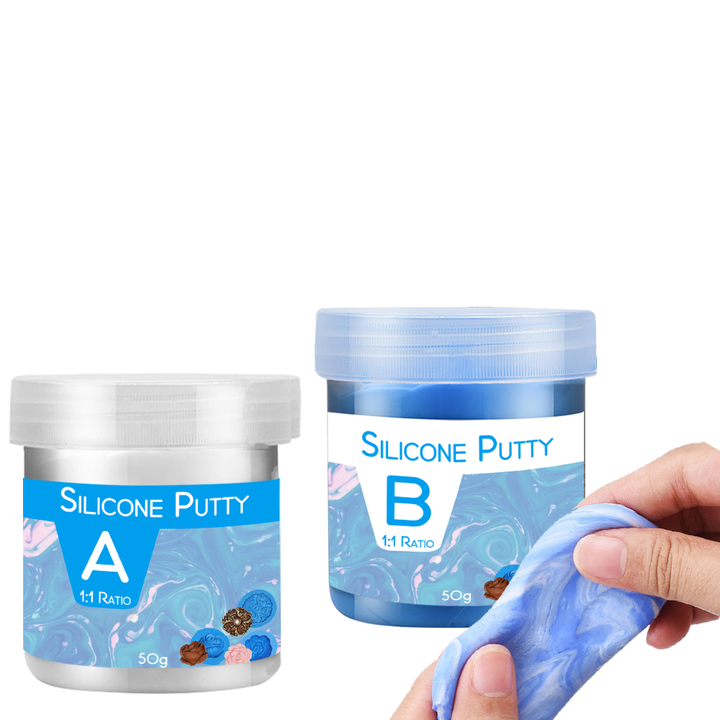 Silicone Putty Silicone for Duplication 1:1 100g Mixing Ratio Fast ...