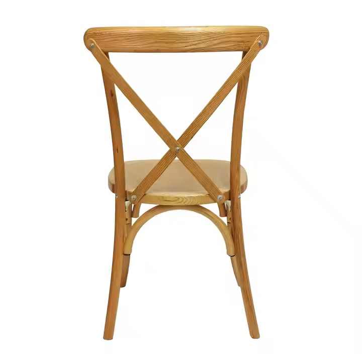 Hot Sale High Quality Rustic Wooden Cross Back Chairs for Dining and ...