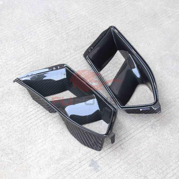 Real Prepreg Carbon Fiber 21-24 Front Bumper Air Inlet Duct Vent ...