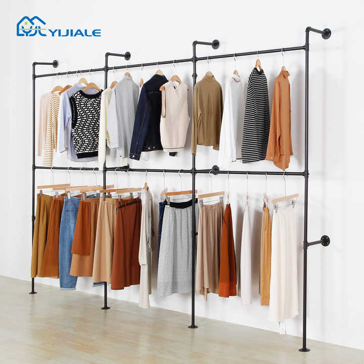 Modern Heavy-Duty Metal Clothes Hanger Rack Low Price Bedroom Furniture ...