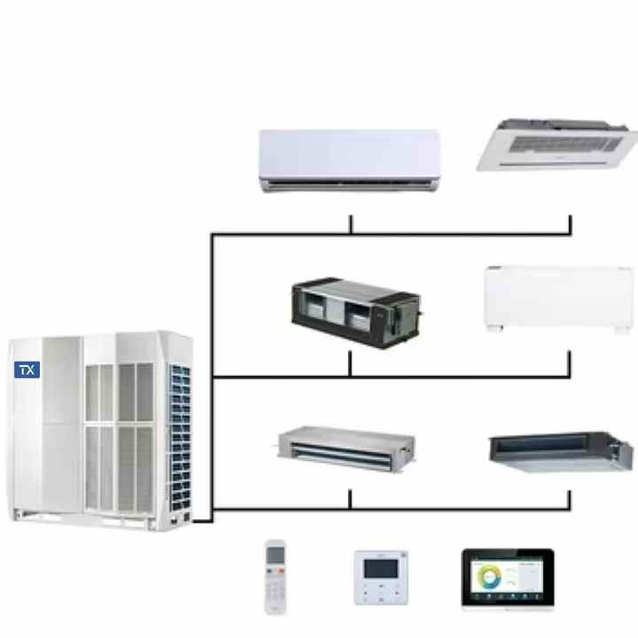 Commercial Inverter VRF Air Conditioner Duct Type HVAC System Central ...