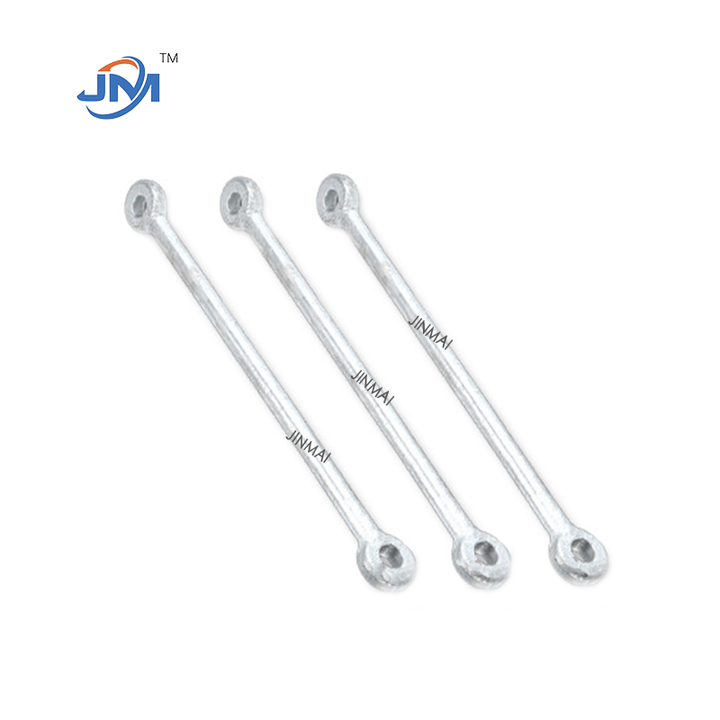 Factory Direct Hot-dip Galvanized Corrosion-resistant Double-ended Tie ...