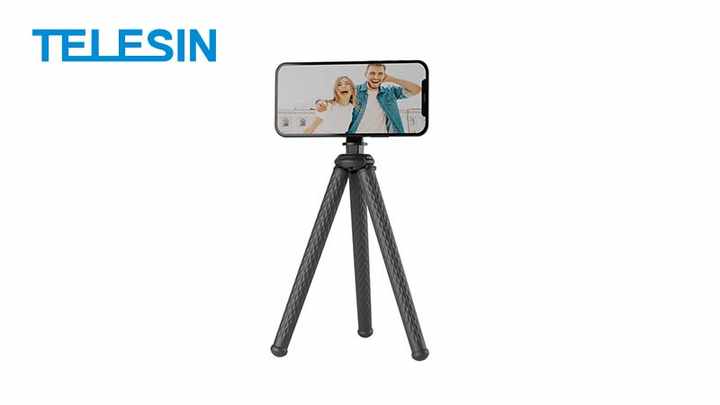 Telesin Deformable Octopus Flexible Phone Holder for Cellphone Shooting ...
