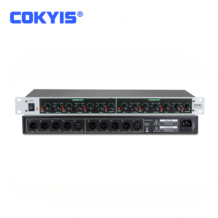 224XL Professional Stereo 2-Way Mono 4-Way Audio Crossover