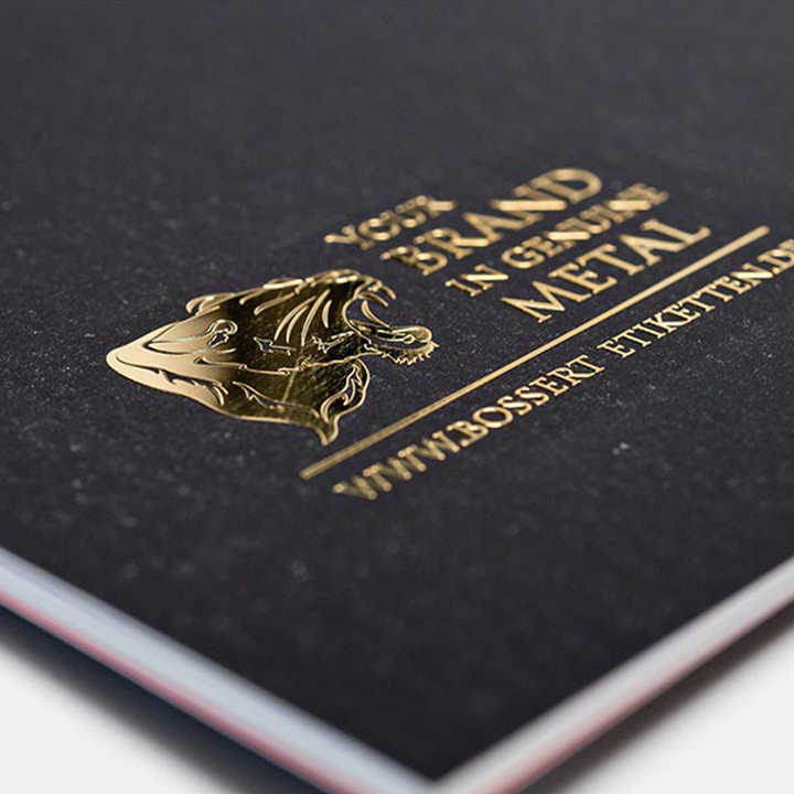 Custom 3D Metal Logo Sticker Thin Metal Sticker With Custom Design ...