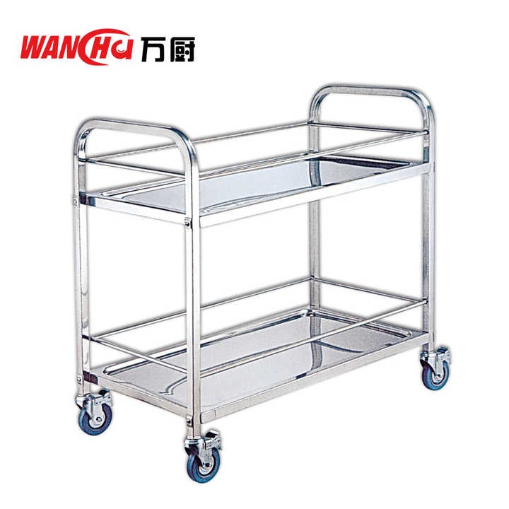 Stainless Steel Commercial Mobile Delivery Trolley Hotel Restaurant ...