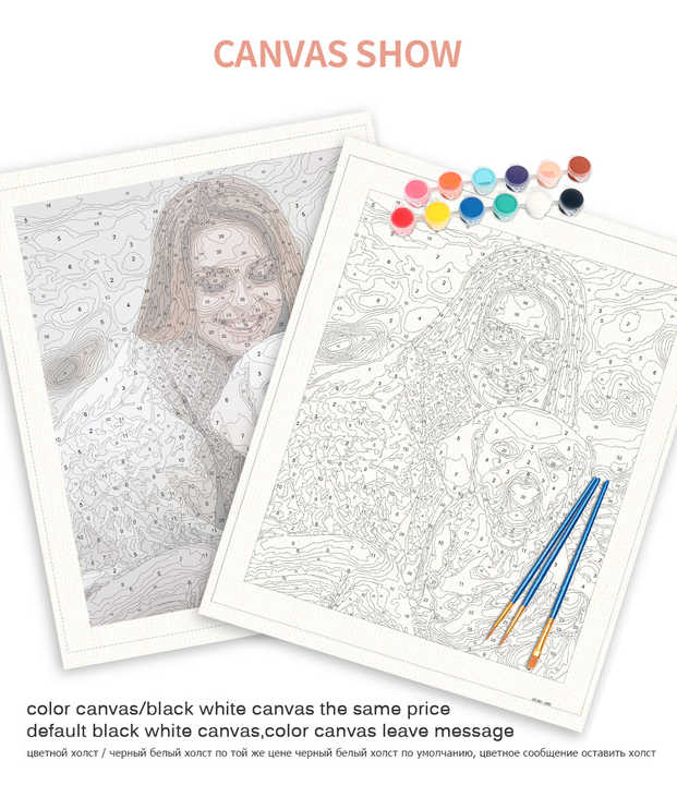 Orfon Custom Photo Personality Picture Painting by Numbers