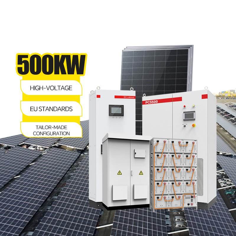 Commercial Solar Power System 500kw Inverter LiFePO4 Battery Installed ...