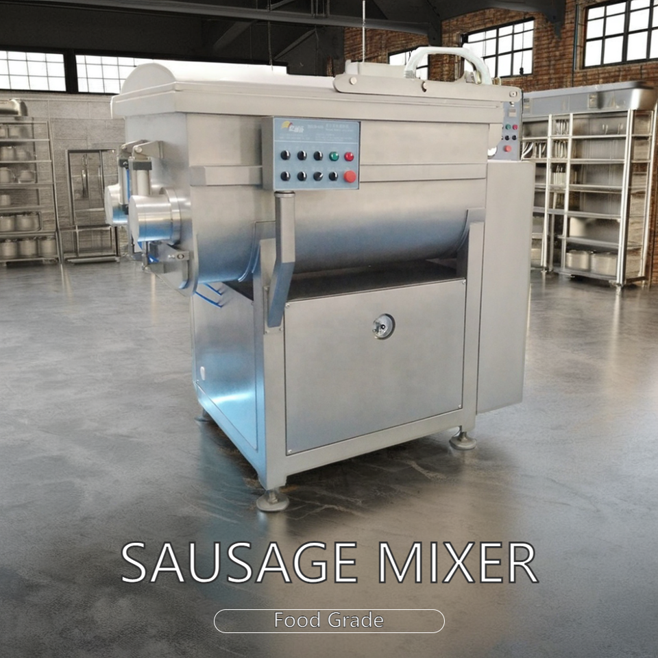 High Quality YIBORUI Electric Sausage Meat Mixer 300L Mixing Bowl 150 ...