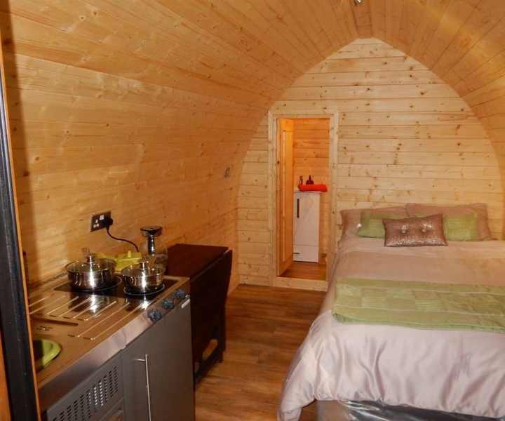 Prefab Wooden Camping Pods and Log Cabin - Quick Build
