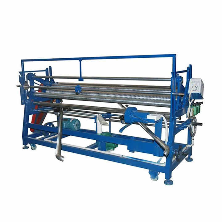 Automatic Edges Align Bias Cutting Fabric Winding Rolling Machine ...