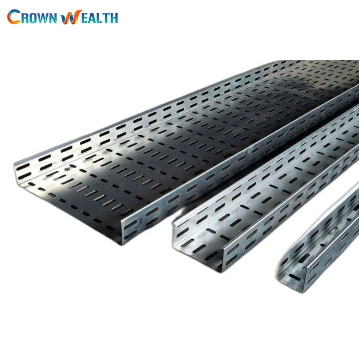 Electrical Galvanised Steel Wire Perforated Trunking Cable Basket Tray ...