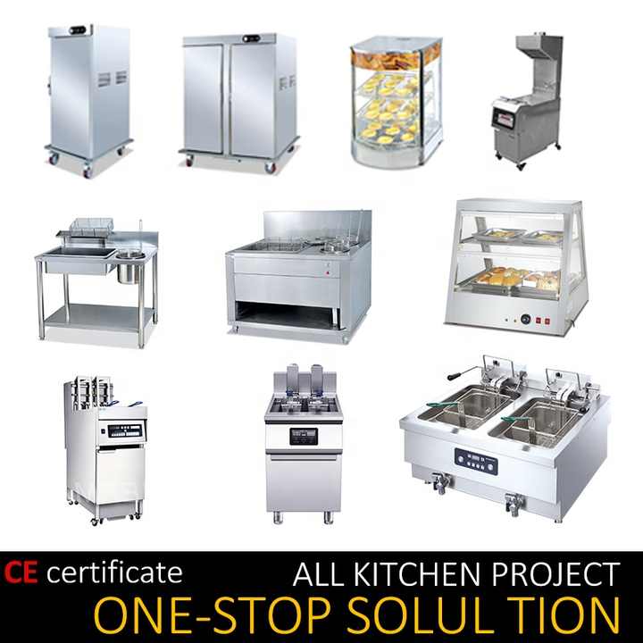 CHEFMAX Commercial Kfc Mcdonalds Burger Restaurant Kitchen Full Set ...