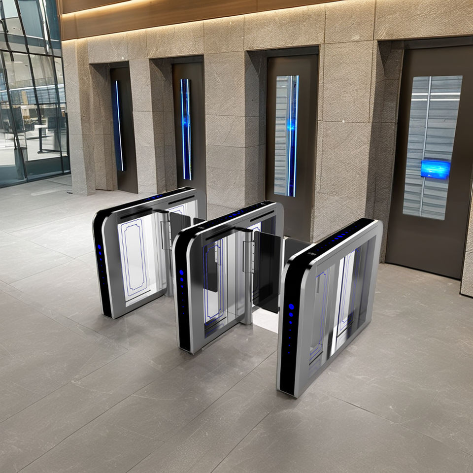 Versus Security Automatic Subway Turnstile Gate Baffle Swing Gate ...