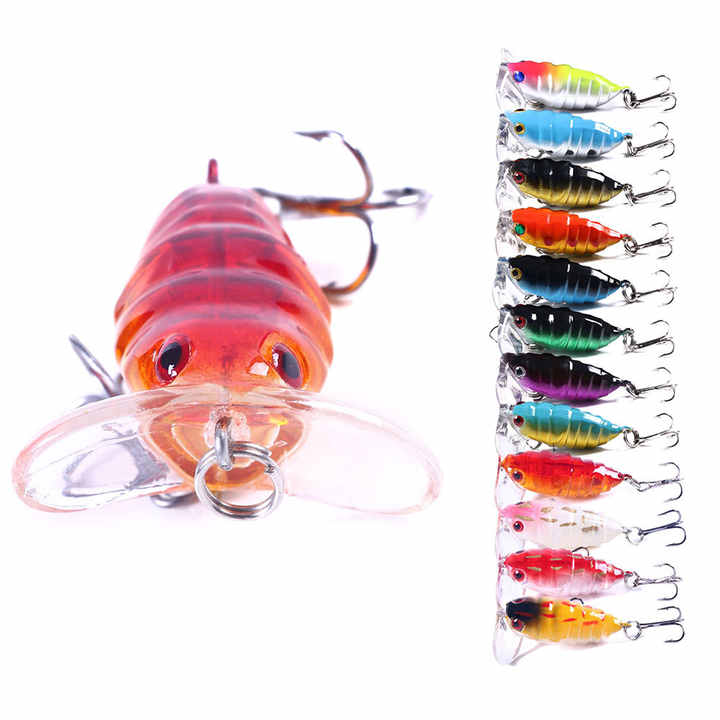 4CM-4.4G Wholesale Hard Bionic Bait Insect Bait Carp Fishing Lures Hard ...