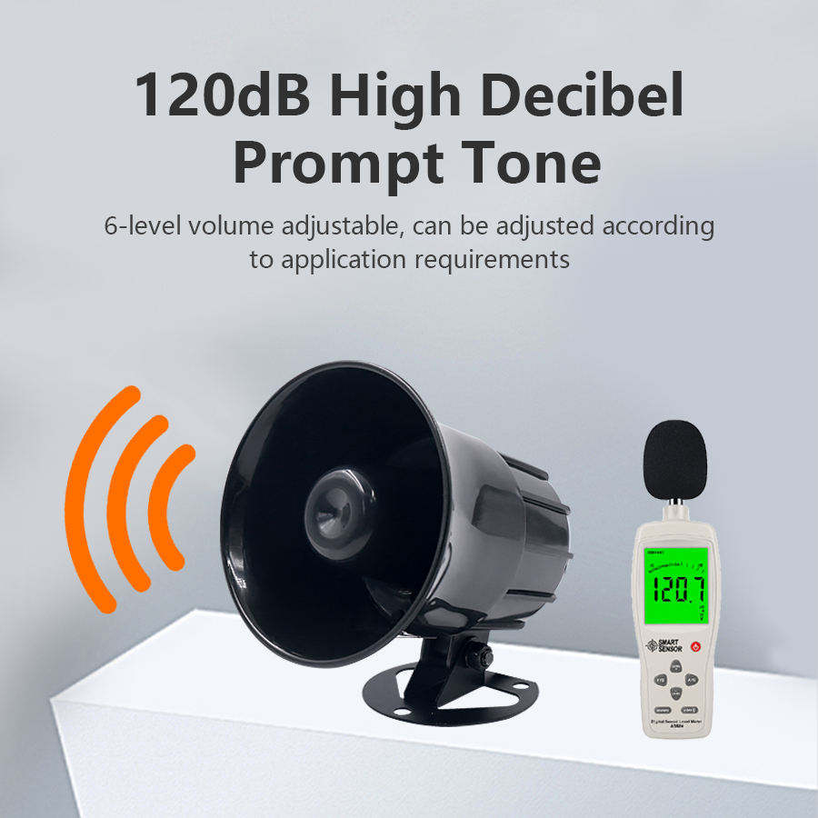 12V 24V 100db 10W Electric Horn Fire Truck Siren - WTSAFE
