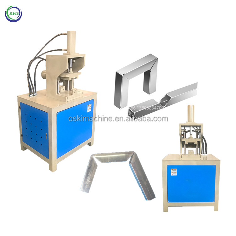 Portable Stainless Steel Tube Corner Punching Machine 45 90 Degree ...