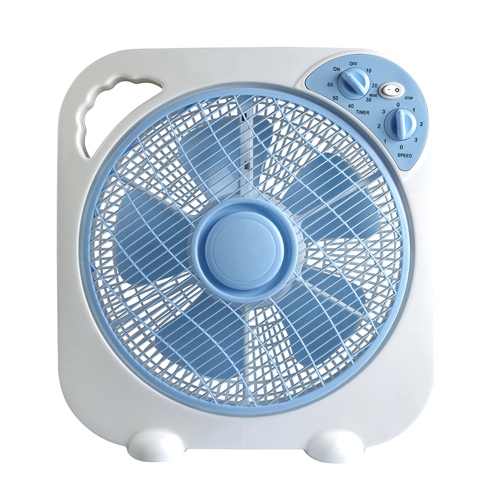 In Stock 12 in Square Box Fan Three-Speed Adjustable & Anti-Fall Safety ...