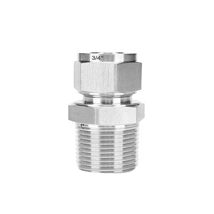 Swagelok Type SS316L Compression Male Connector 1'' NPT X 3/4'' Tube OD ...