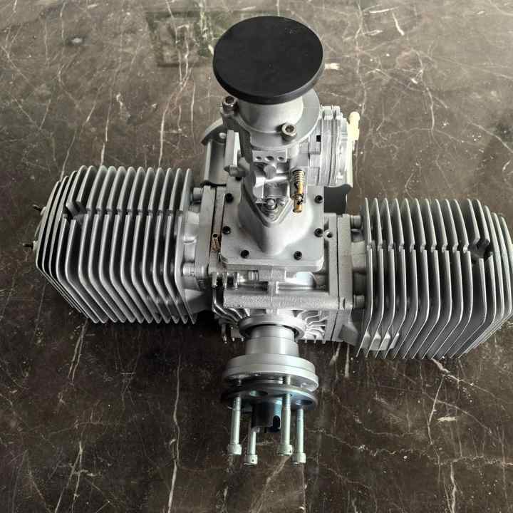 Gasoline Drone Engine 500CC Two-cylinder Two Stroke GAS Engine for RC ...