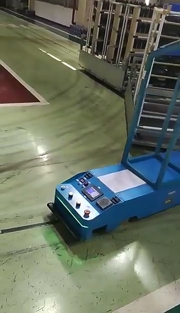 Automated Guided Vehicle High Payload Intelligent Warehouse AGV ...