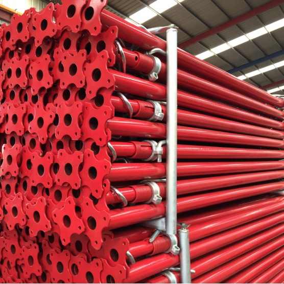 Long Prop Jack High Load Capacity Scaffolding Steel Prop Jack for Slab ...