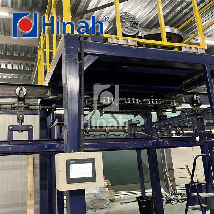 Customized Automatic Dip Coating Production Line for Fence Dip Powder ...