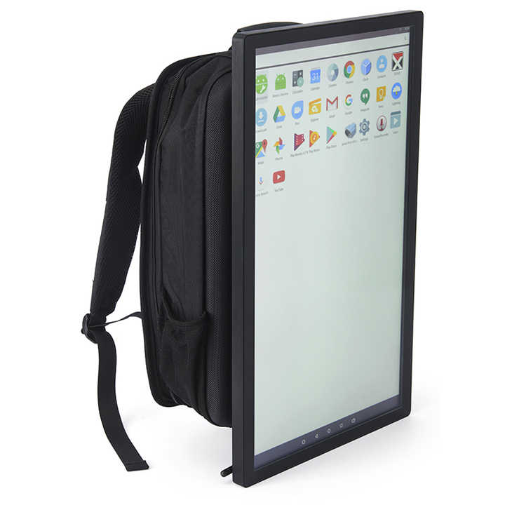 Digital Backpack Billboard - Android Touch Advertising LCD