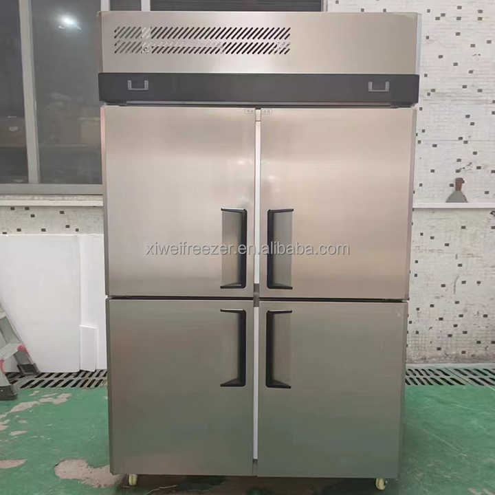 Large 1000L Commercial Full Freezer Four Door Refrigerator for ...