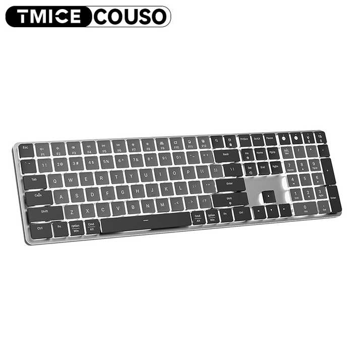White Backlit Outemu Red Switch Low Profile Gaming Keyboard ...