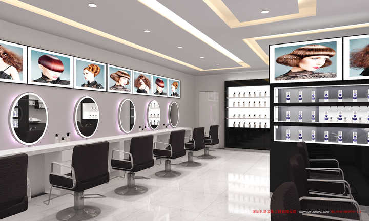 Free Personalized Logo Salon Gold Metal Showcase for Human Hair & Wig ...