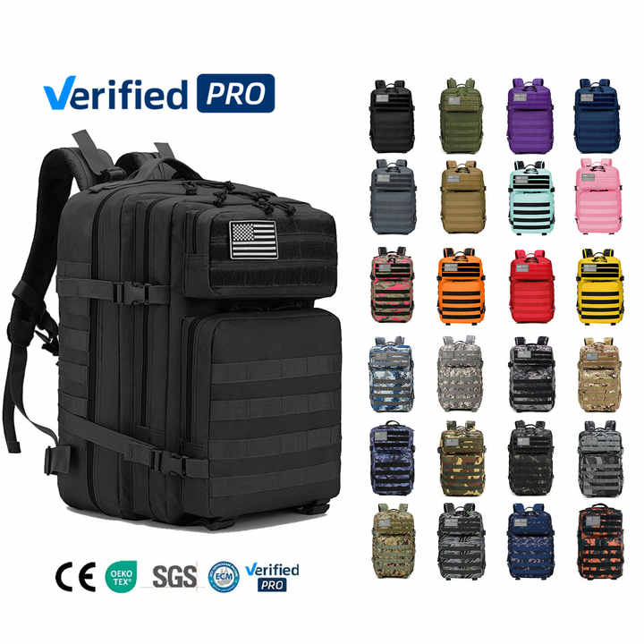 Assault Tactic Multiple Color 900D 45L Waterproof Molle Gym Bag Mochila ...