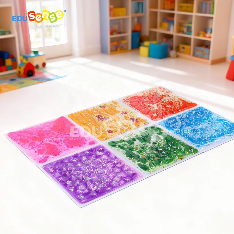 3D Texture Liquid PVC Floor Tiles Sensory Autism Toys Fidget ...