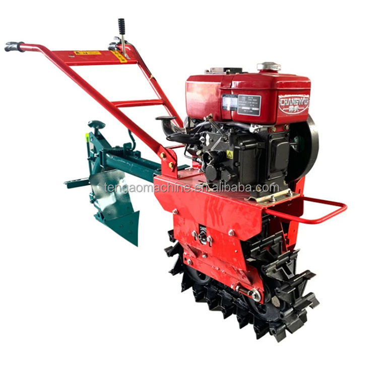 Multi Functional Diesel Motor Furrow Plough Rotary Tiller for Farm ...