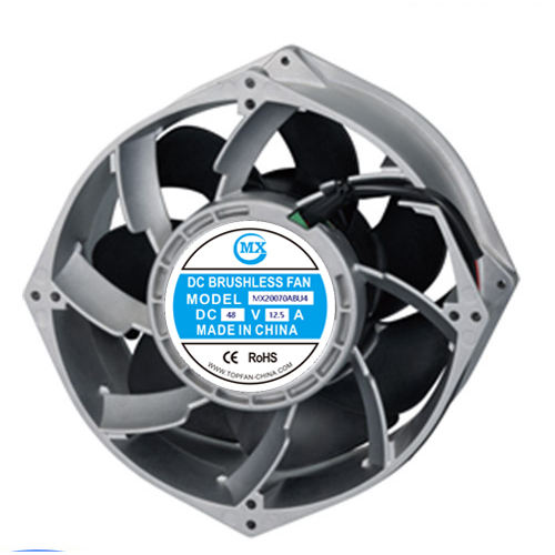 200mm Industrial DC Motor Cooling Fans High Temperature Resistant 4000 ...