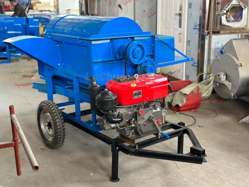 Multi-function 1000kg/h Rice Thresher Machines with Motor High Efficiency Small Farm Corn Maize ...